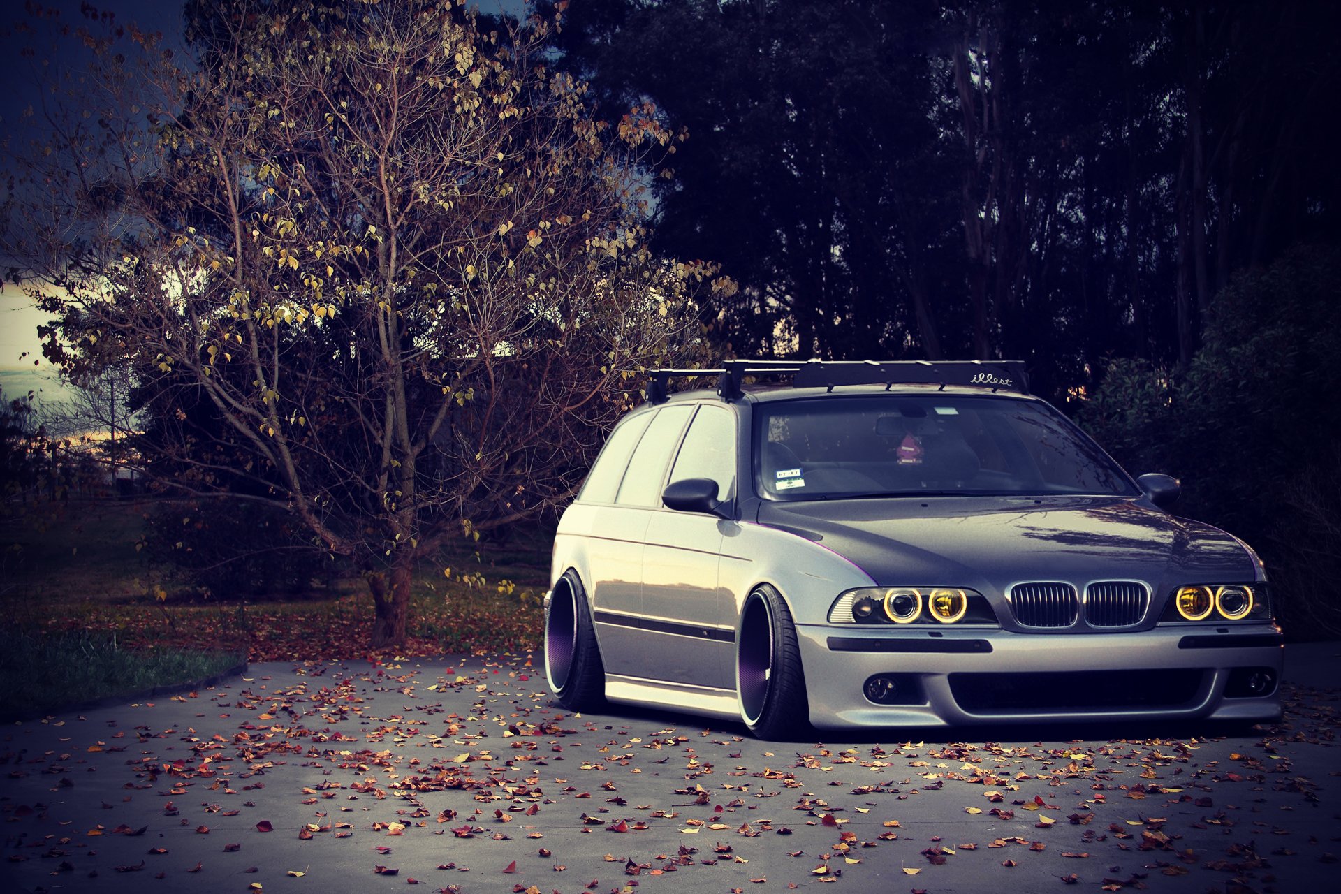 HD wallpaper bmw e39 stance tuning light drives